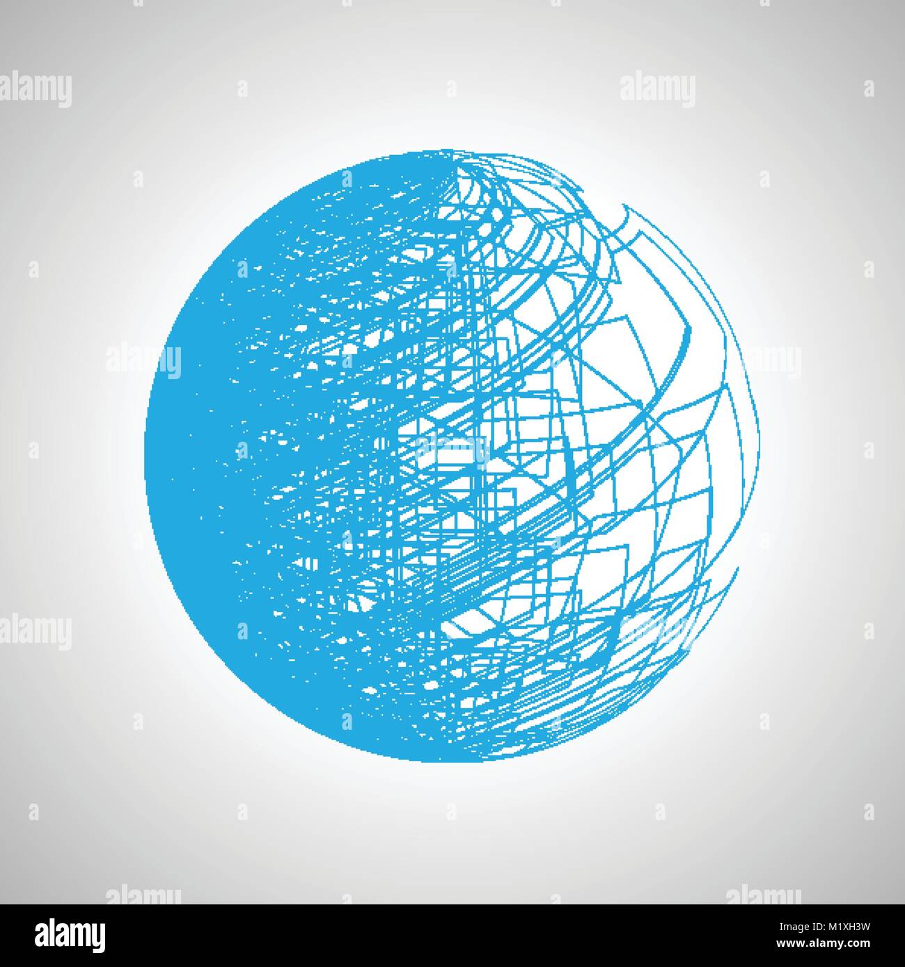 Abstract line art background vector Stock Vector Image & Art - Alamy