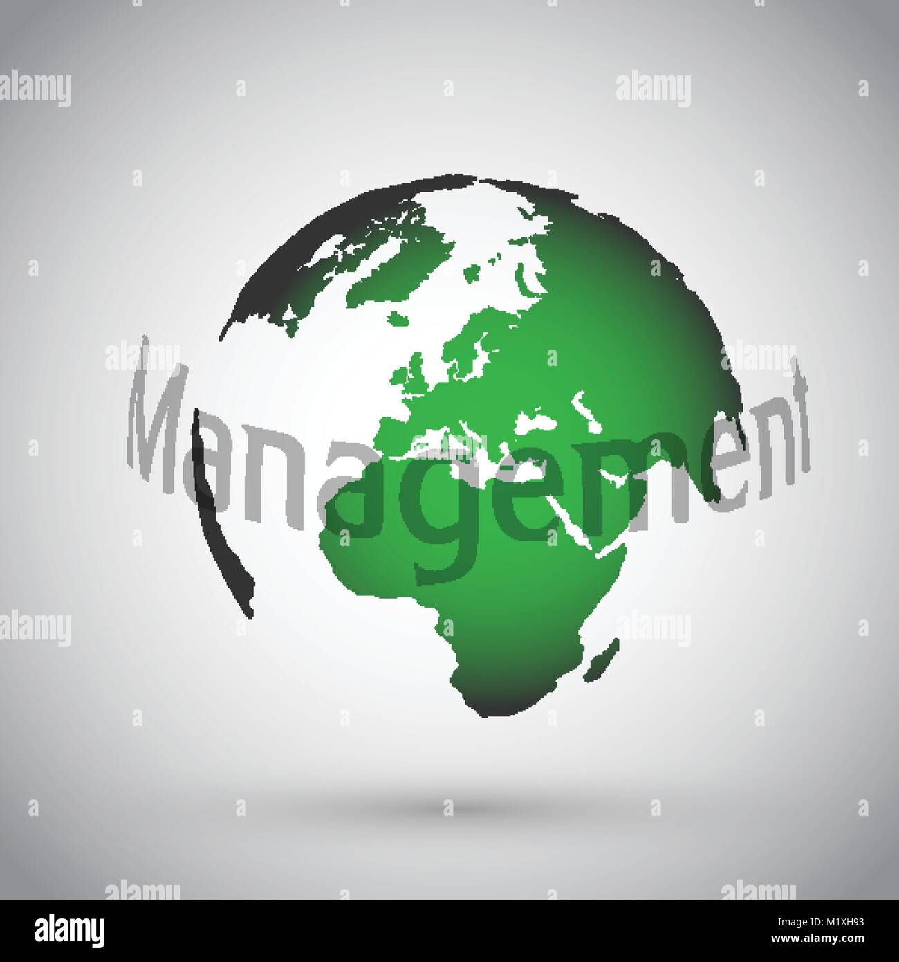 Earth globe vector illustration for advertising Stock Vector Image ...