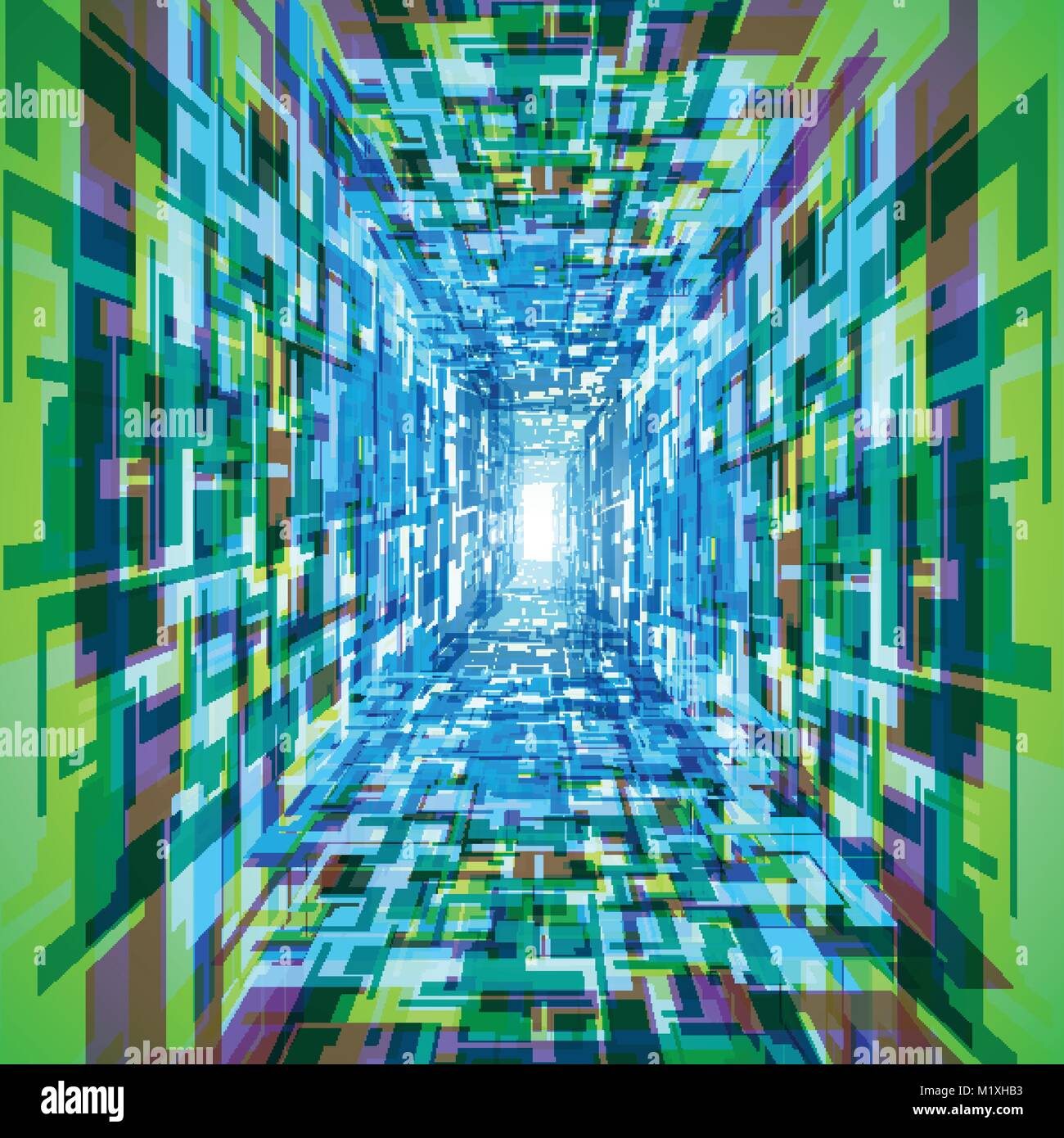 Colorful vector tunnel background Stock Vector Image & Art - Alamy