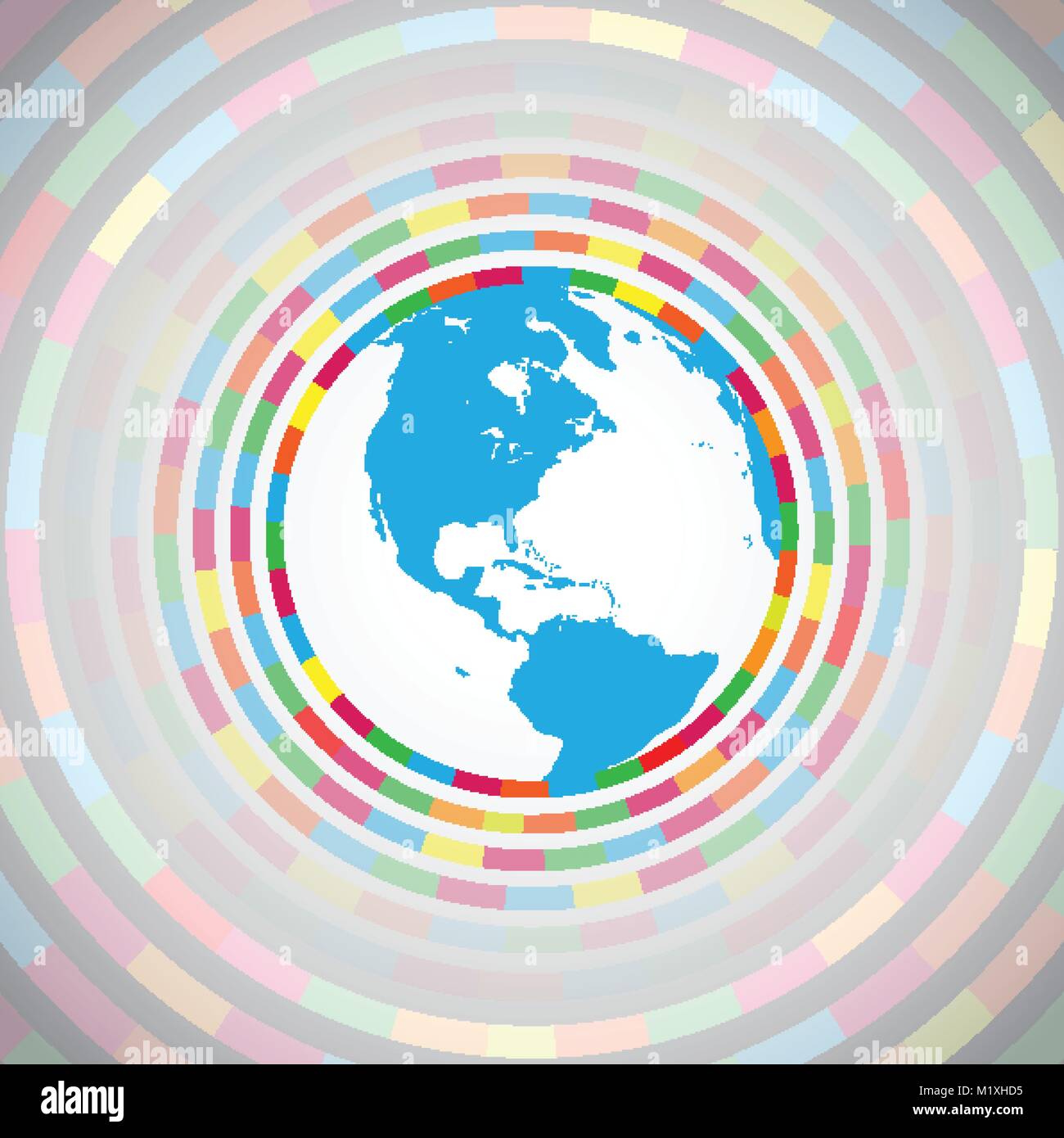 Colorful Earth vector Stock Vector Image & Art - Alamy