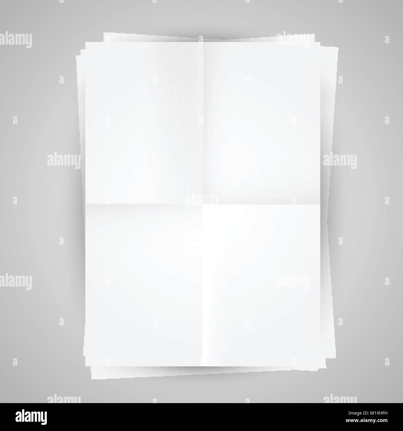 Blank papers vector illustration Stock Vector Image & Art - Alamy