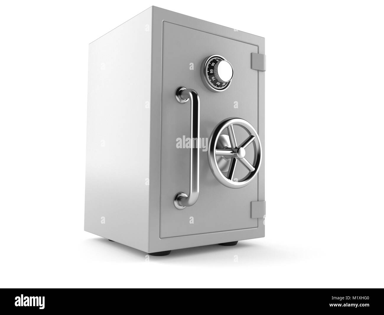 Safe isolated on white background Stock Photo - Alamy