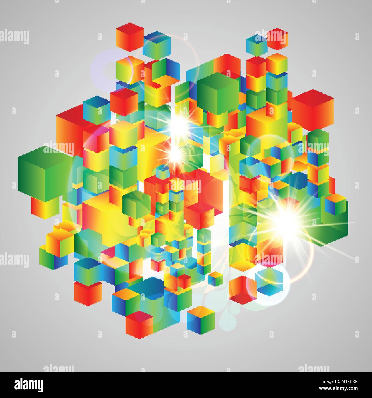 Cube background Stock Vector Images - Alamy