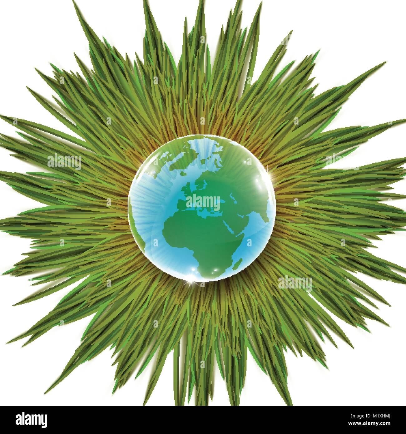 Grass and Earth vector illustration Stock Vector Image & Art - Alamy