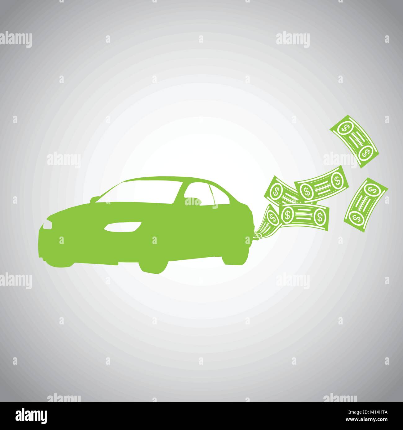 Bank piggy money car Stock Vector Images - Alamy