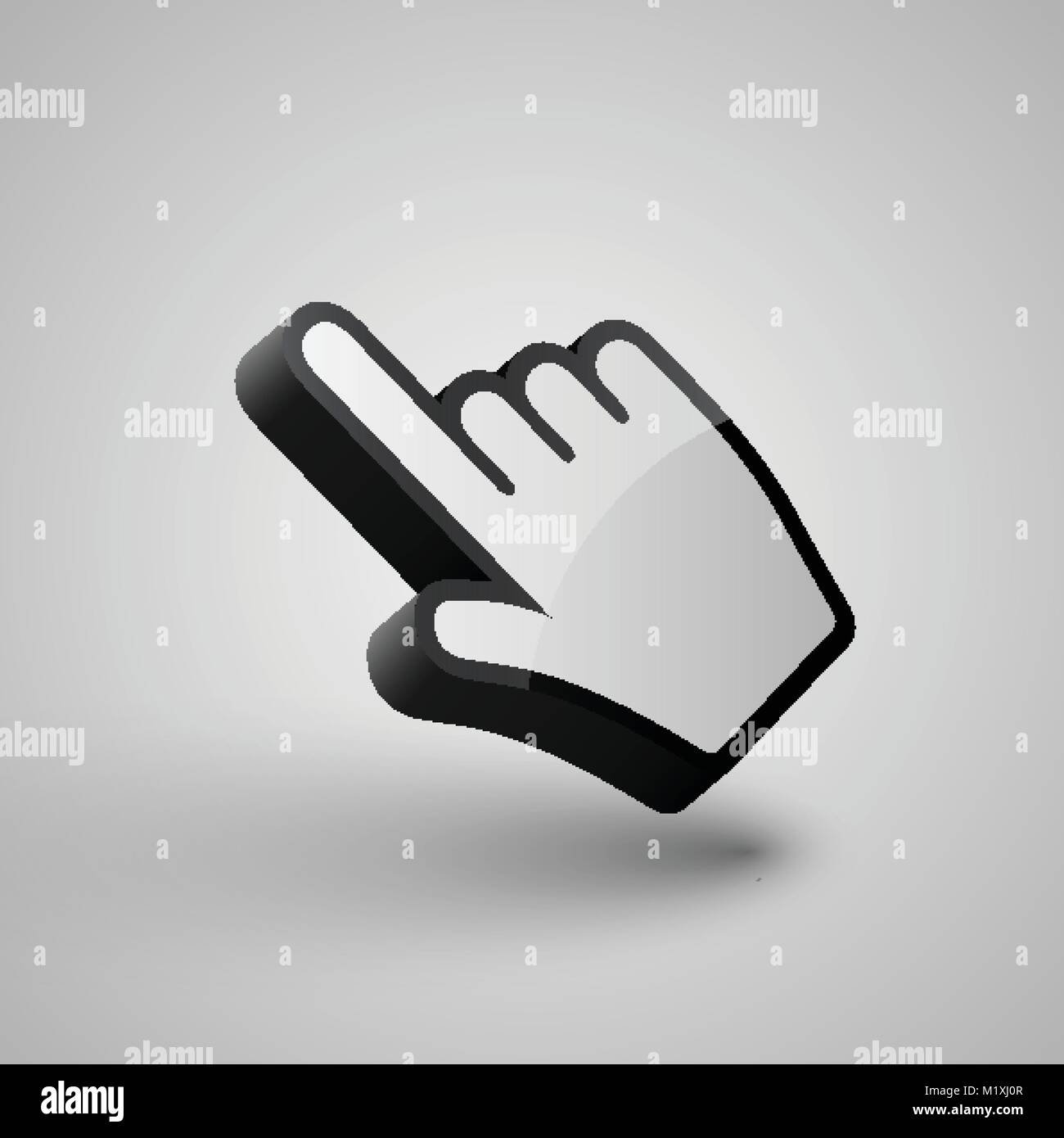 3d arrow up render Stock Vector Images - Alamy