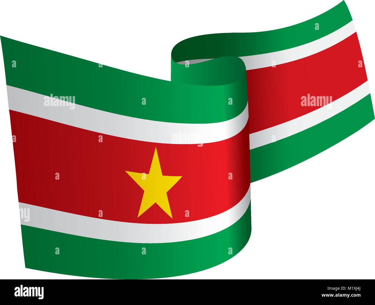 Suriname flag, vector illustration Stock Vector Image & Art - Alamy