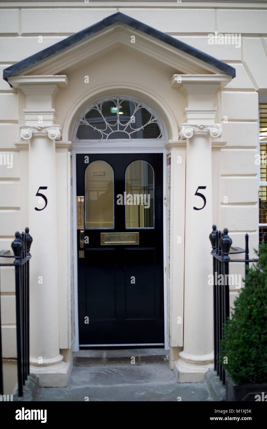 Doors and entrances, Victorian and georgian Stock Photo - Alamy