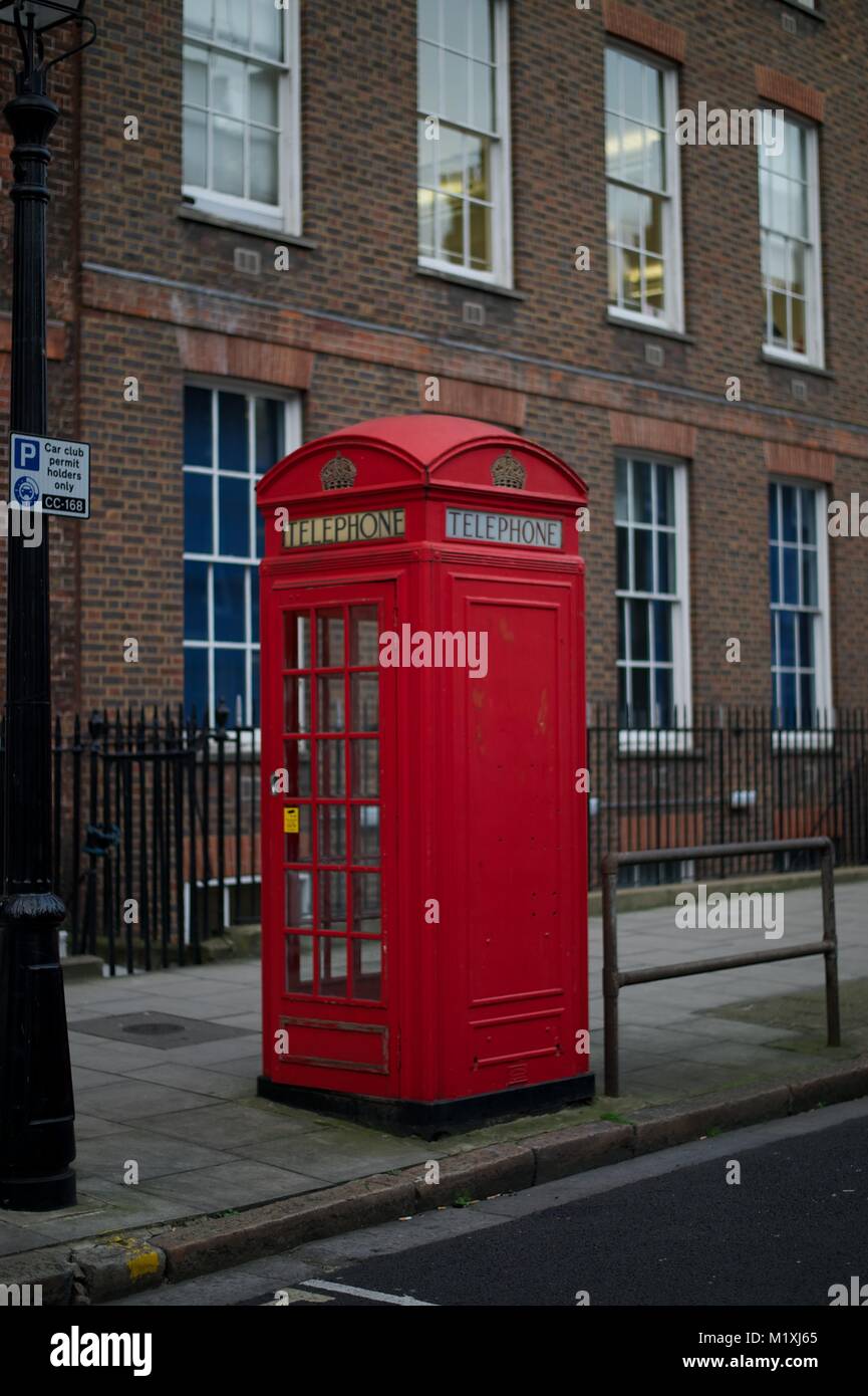 Red Telephone box Stock Photo - Alamy