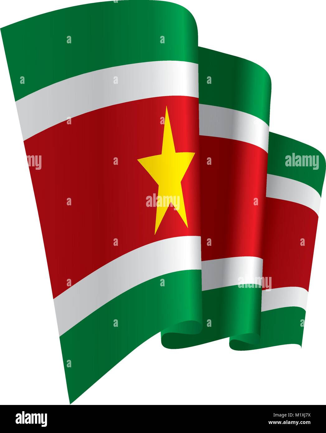 Suriname flag, vector illustration Stock Vector Image & Art - Alamy
