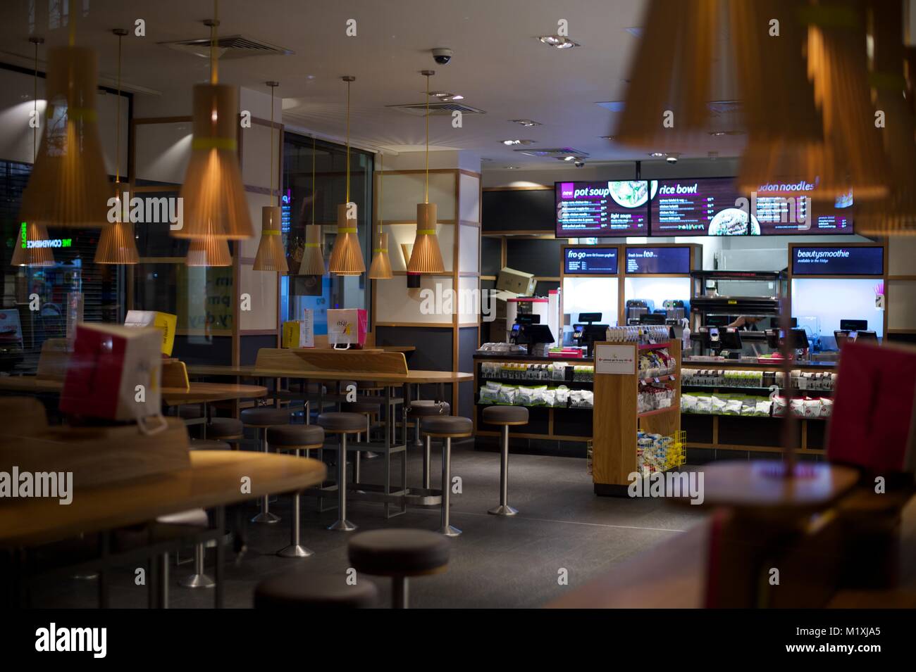 Central London, Night time in Leicester Square Stock Photo - Alamy
