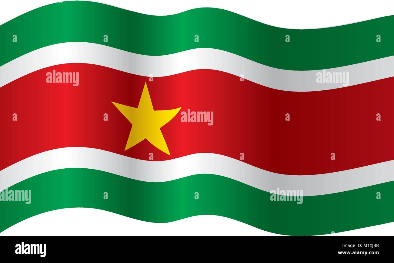 Suriname flag, vector illustration Stock Vector Image & Art - Alamy