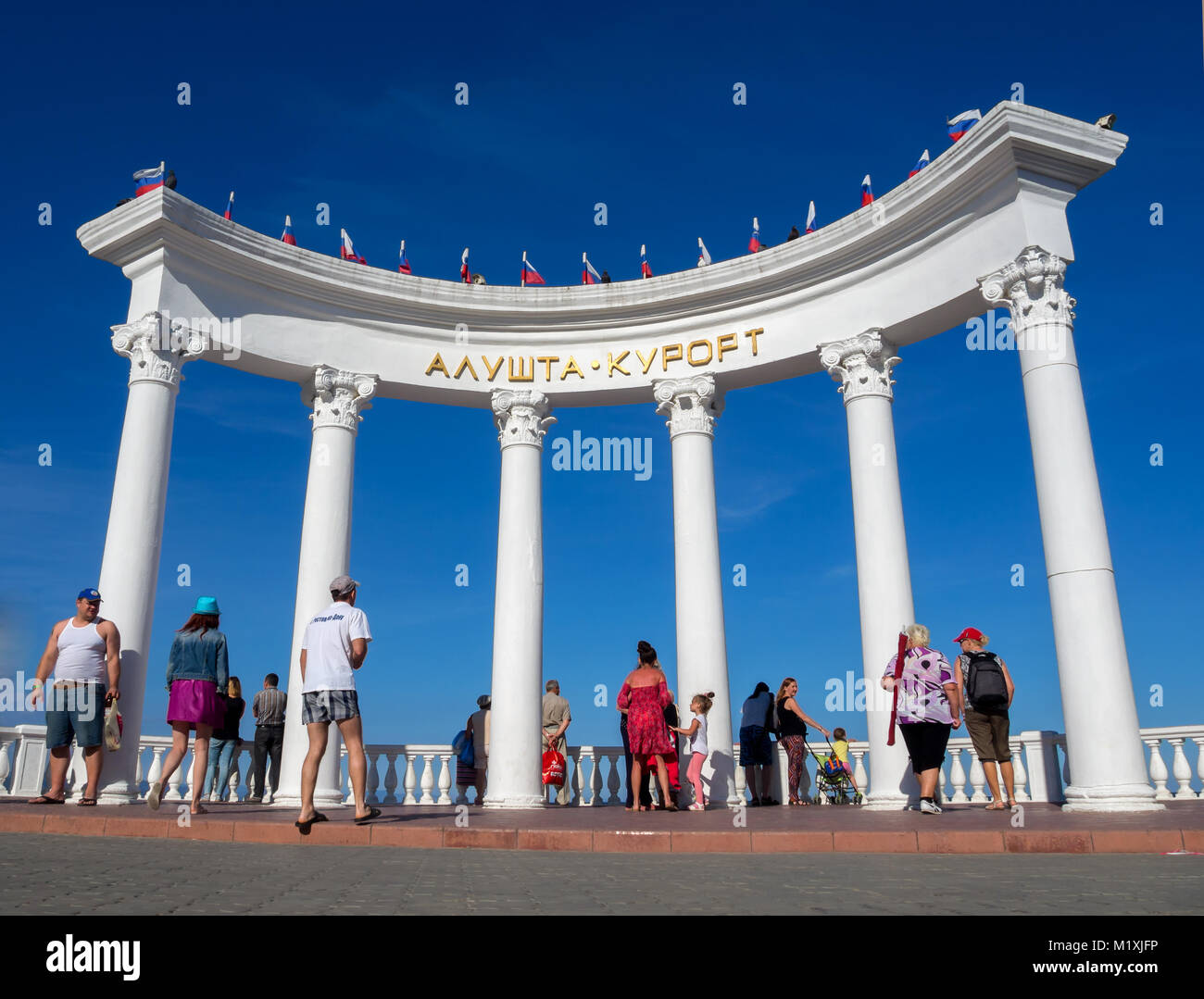 People swimming alushta beach crimea hi-res stock photography and ...