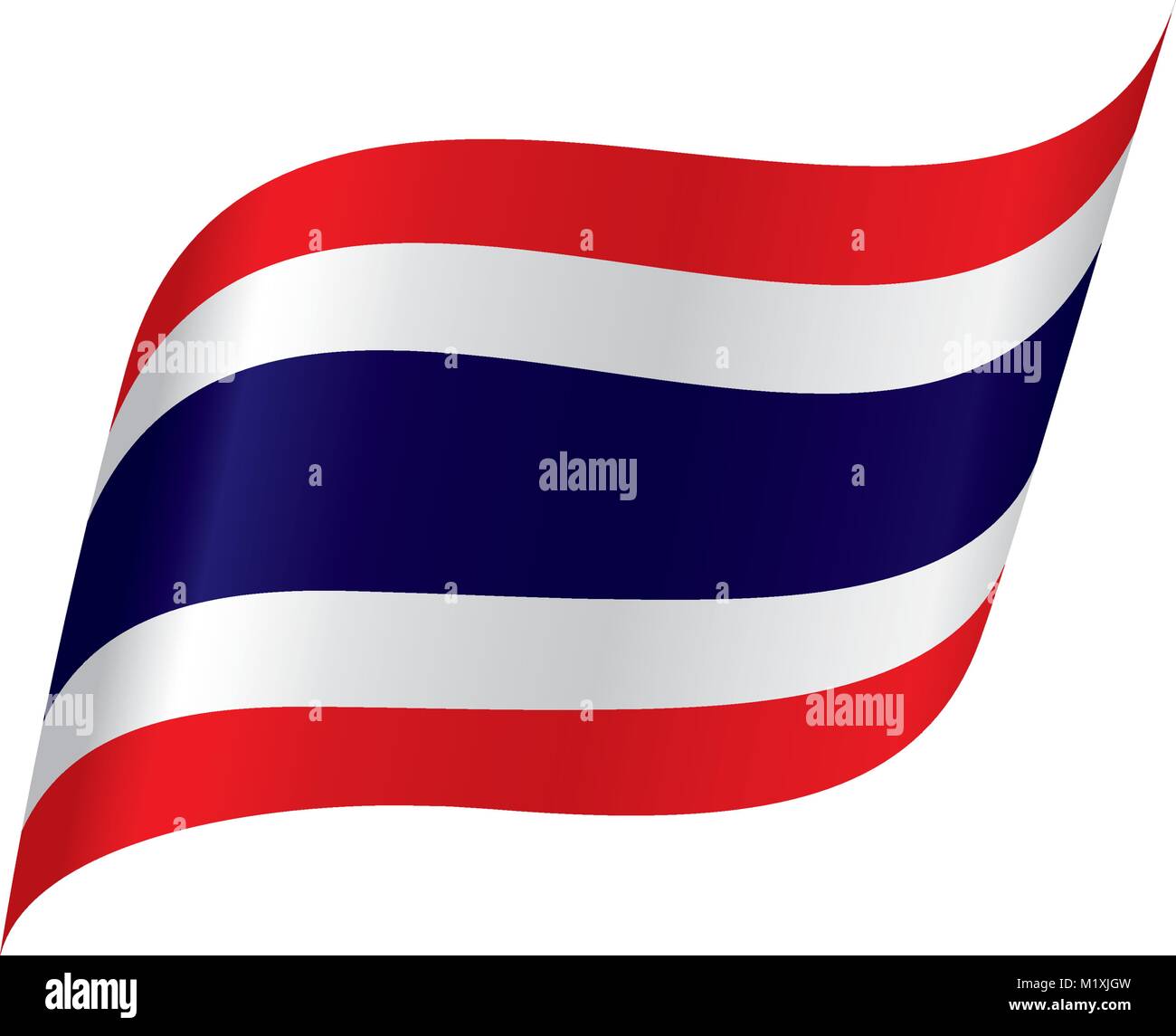Thailand flag, vector illustration Stock Vector Image & Art - Alamy