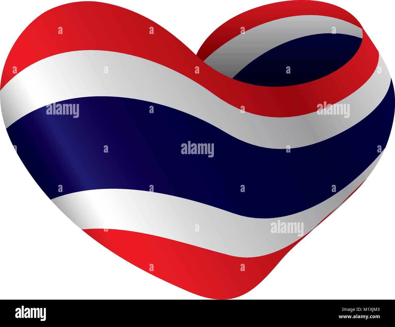 Thailand flag, vector illustration Stock Vector Image & Art - Alamy