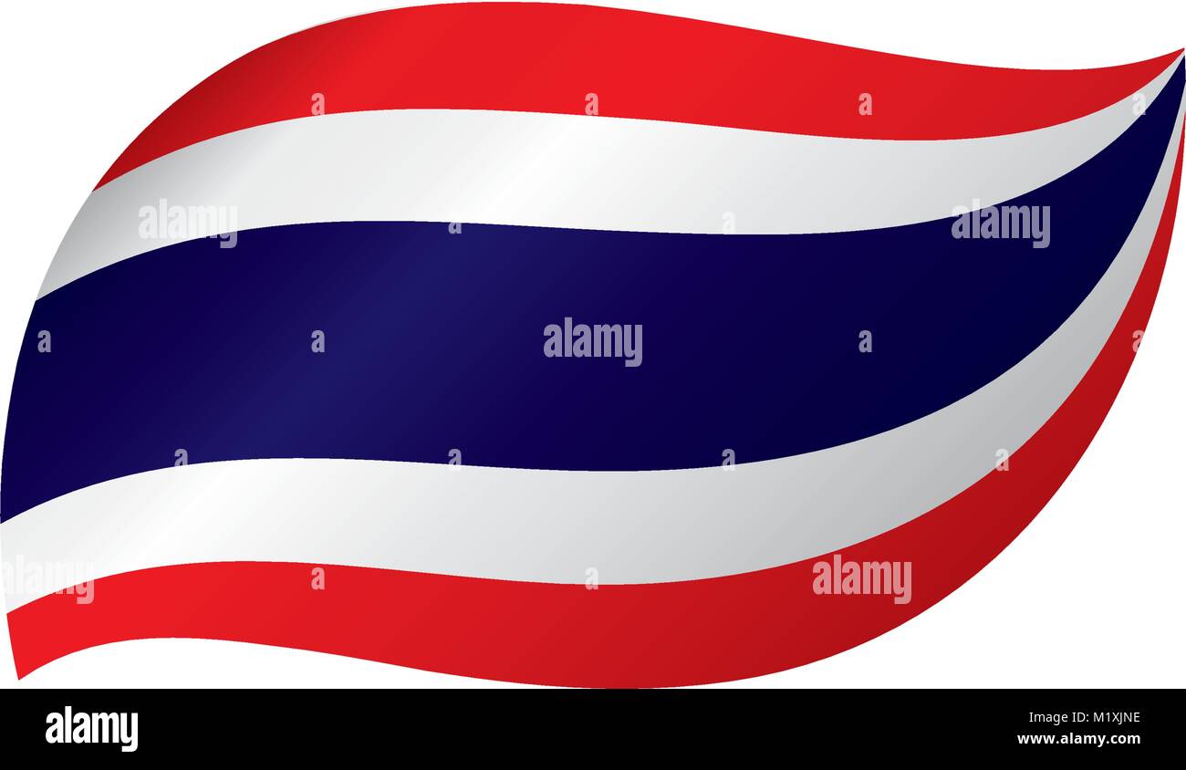 Thailand flag, vector illustration Stock Vector Image & Art - Alamy