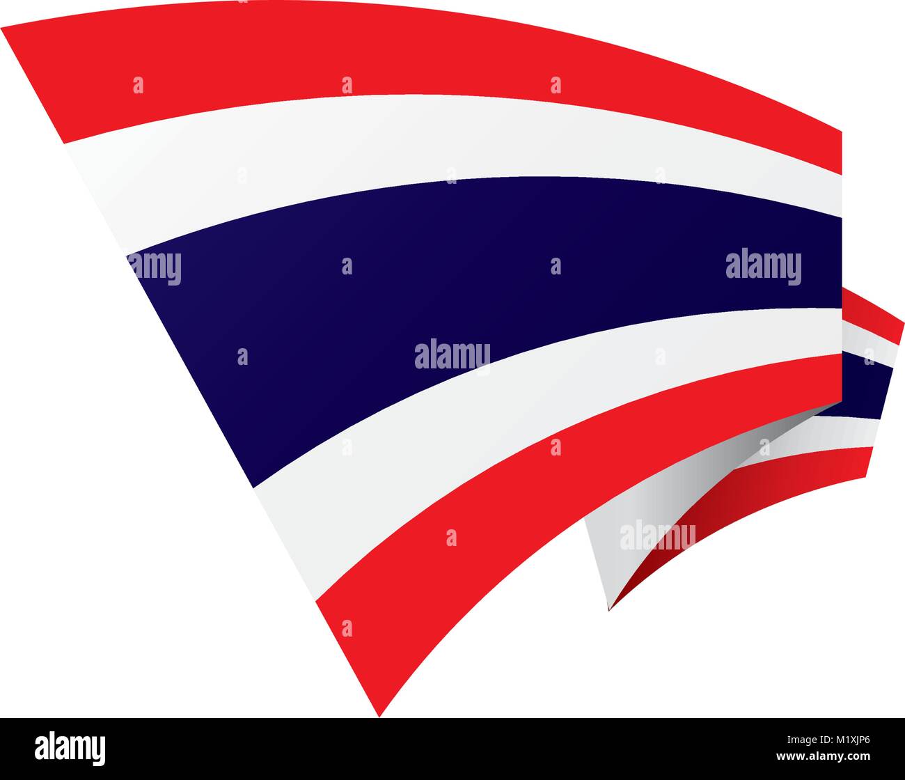 Thailand flag, vector illustration Stock Vector Image & Art - Alamy