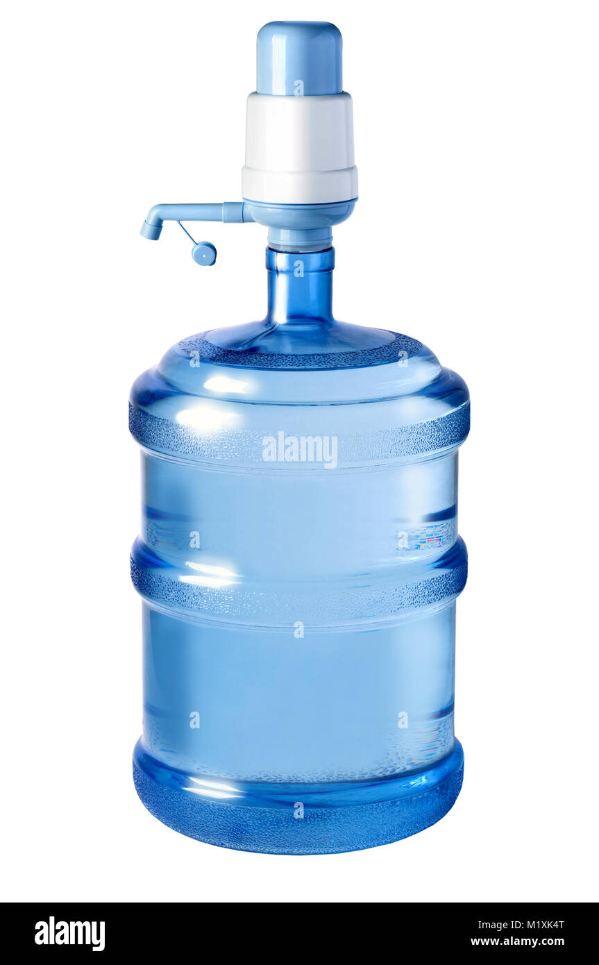 pomp for office water isolated on white background Stock Photo - Alamy