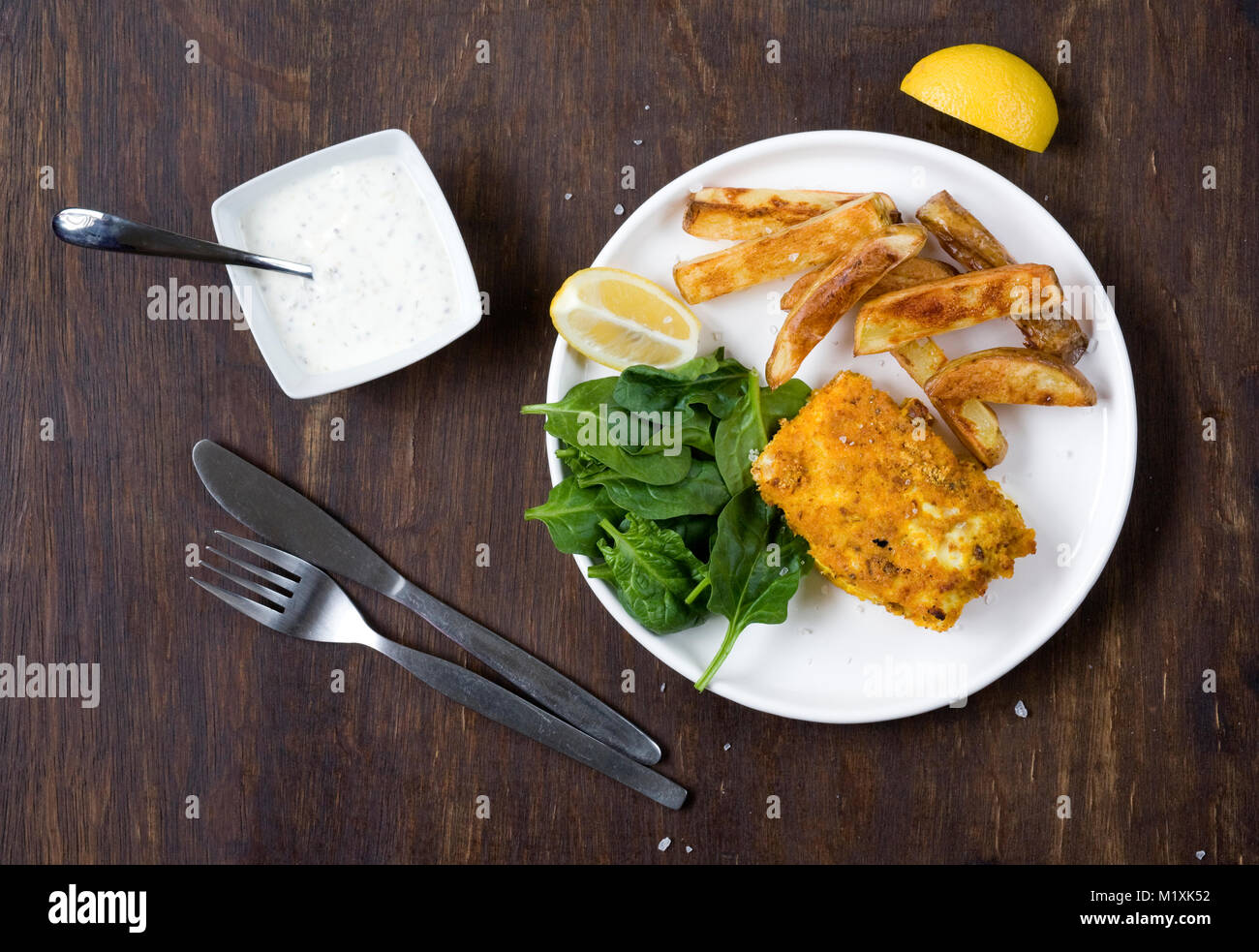 Fresh fish and chips hi-res stock photography and images - Alamy