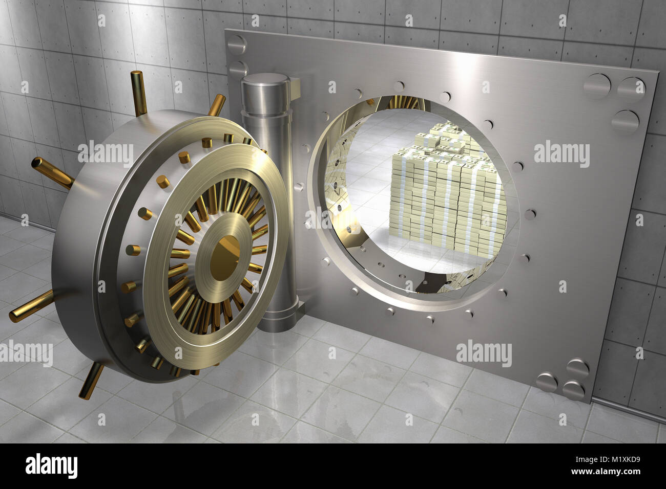 Inside of bank vault hi-res stock photography and images - Alamy