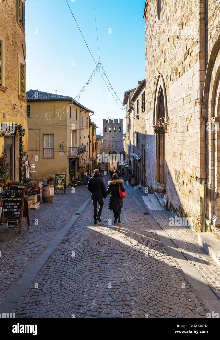 Montefalco, Italy - The nice medieval town of Montefalco, a little city ...