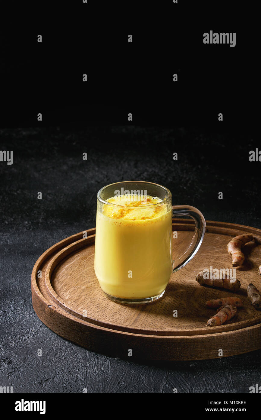 Turmeric golden milk latte Stock Photo - Alamy