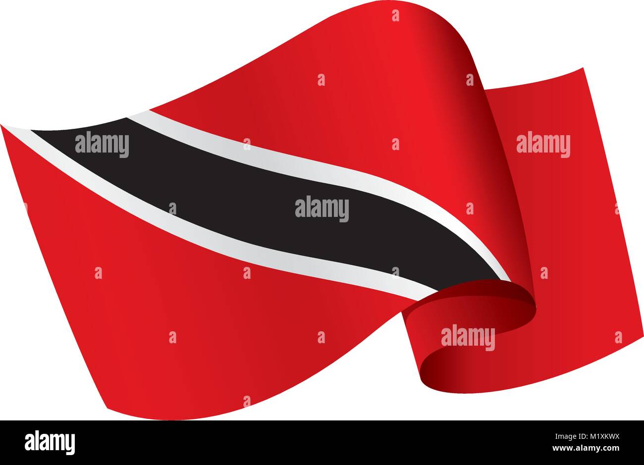 trinidad and tobago flag, vector illustration Stock Vector Image & Art ...