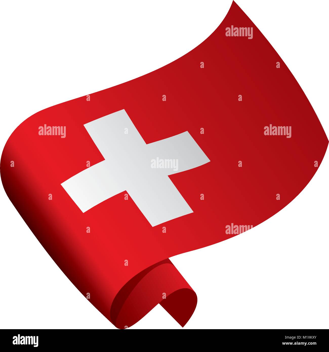 Switzerland flag, vector illustration Stock Vector Image & Art - Alamy