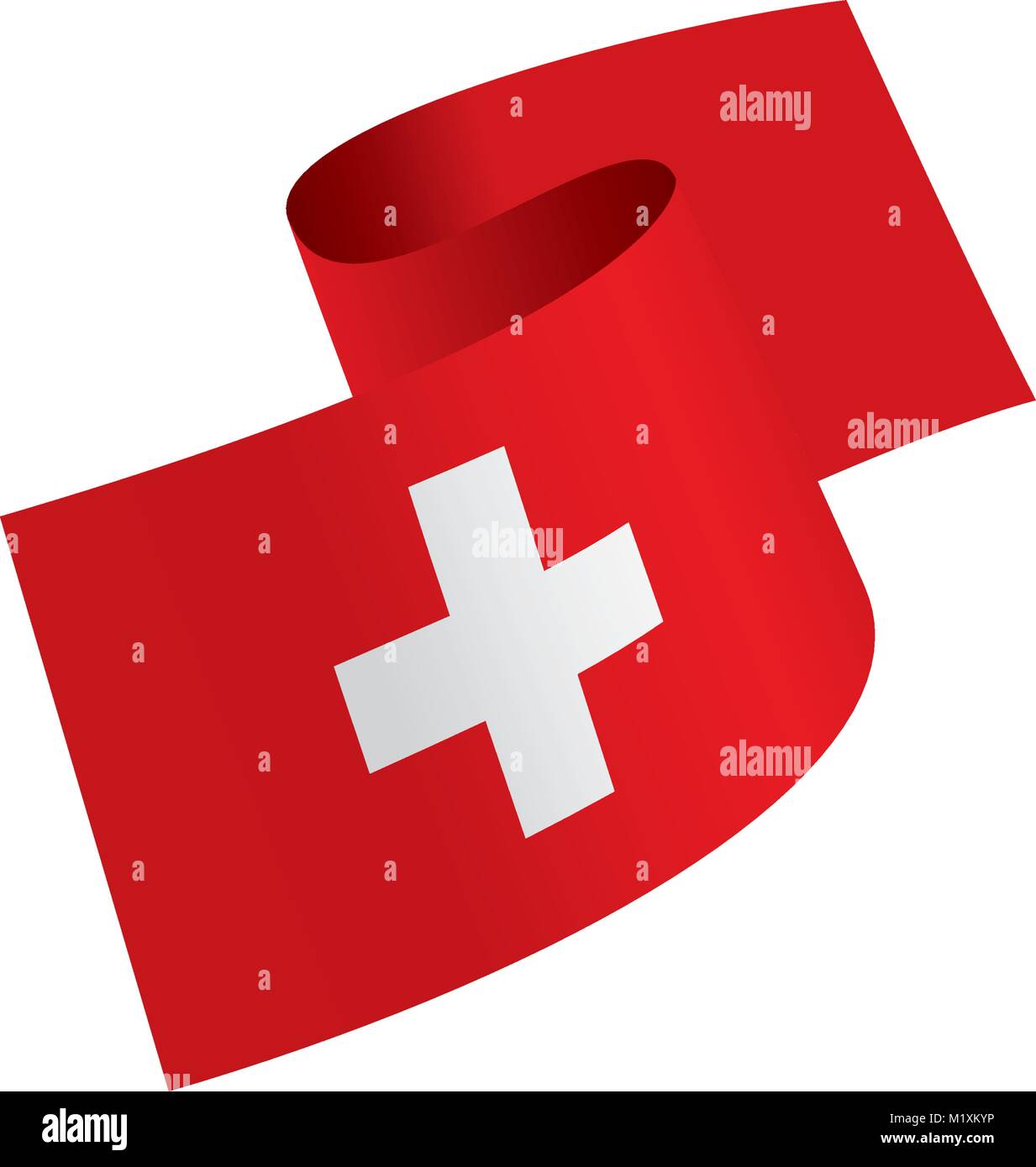 Switzerland flag, vector illustration Stock Vector Image & Art - Alamy