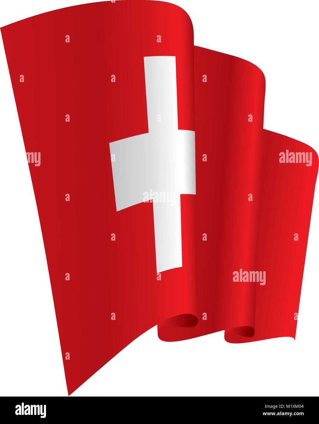 Switzerland flag, vector illustration Stock Vector Image & Art - Alamy