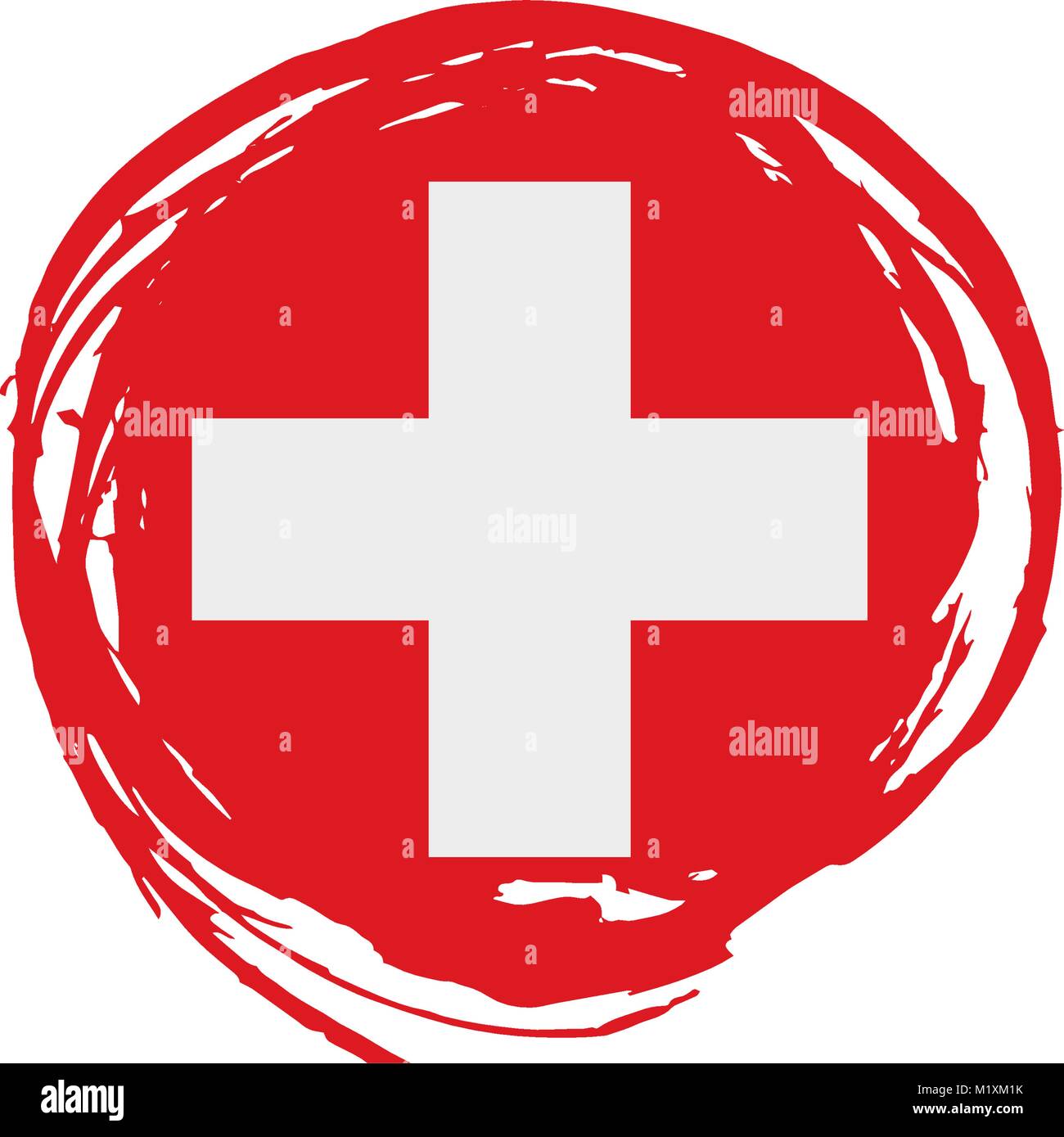 Switzerland flag, vector illustration Stock Vector Image & Art - Alamy