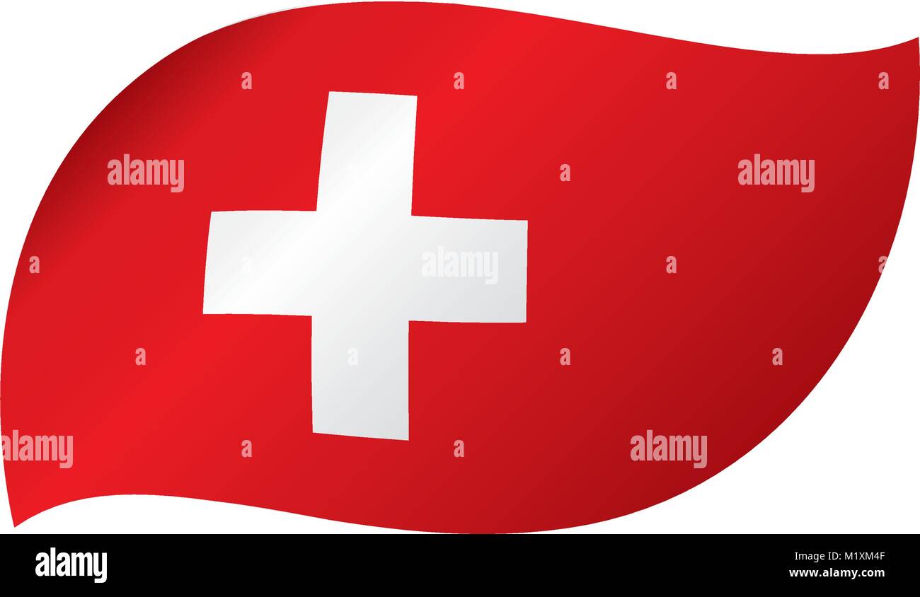 Switzerland flag, vector illustration Stock Vector Image & Art - Alamy