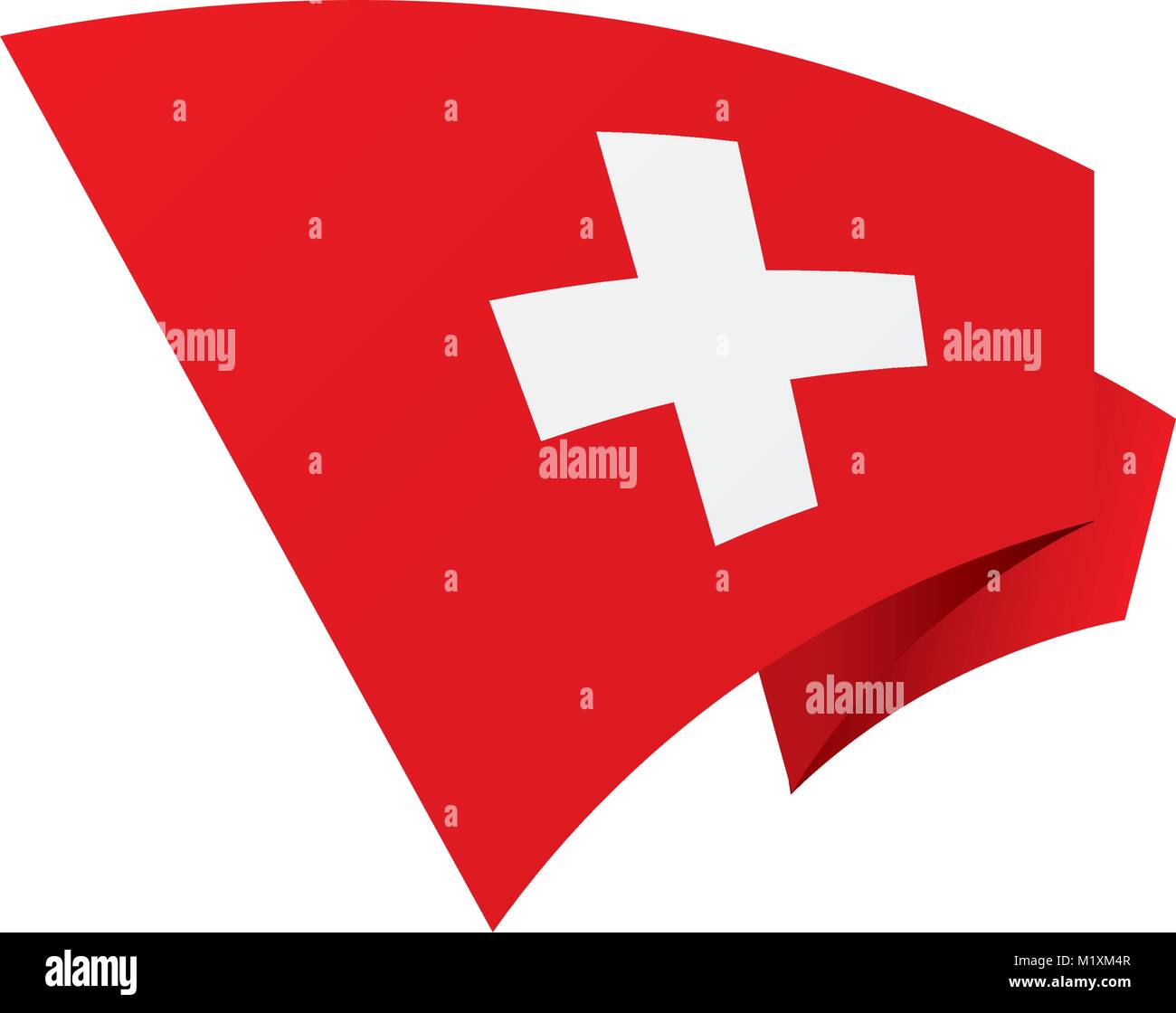 Switzerland flag, vector illustration Stock Vector Image & Art - Alamy