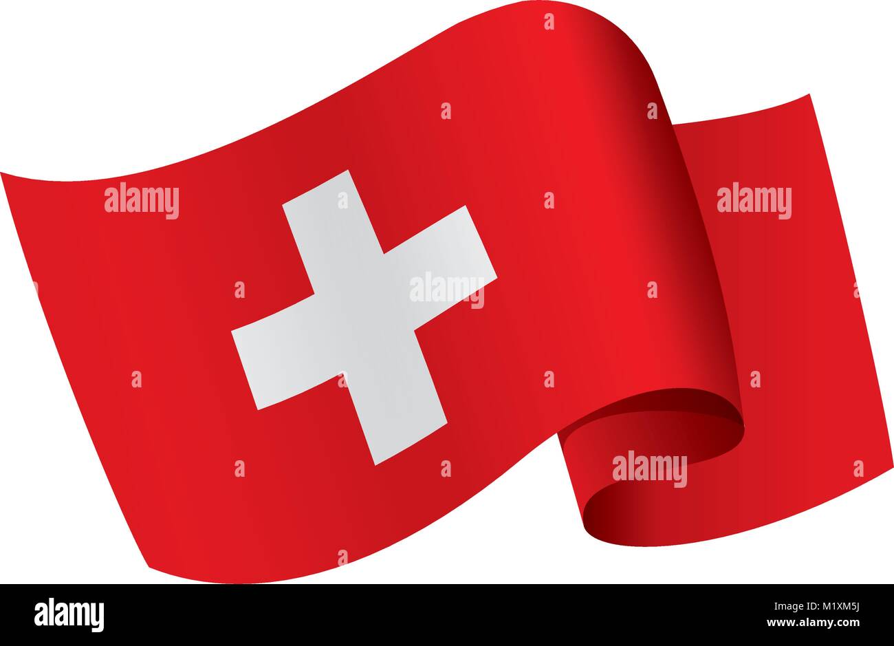 Switzerland flag, vector illustration Stock Vector Image & Art - Alamy