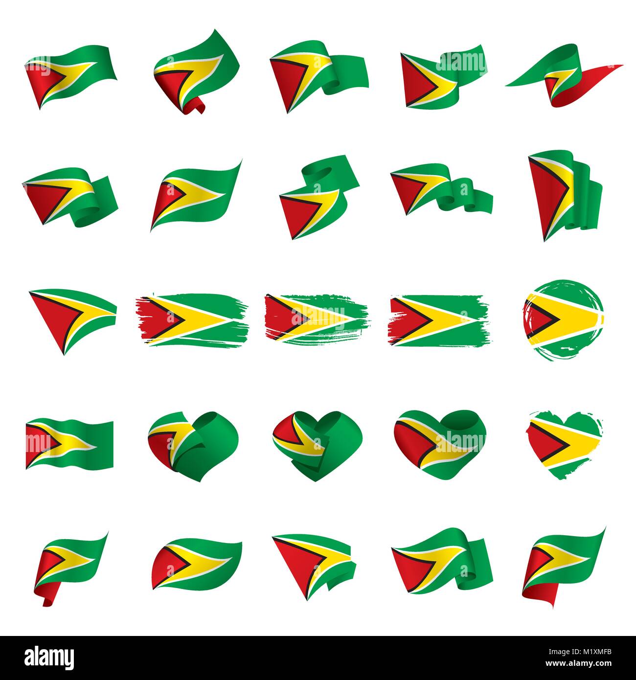 Guyana flag, vector illustration Stock Vector Image & Art - Alamy