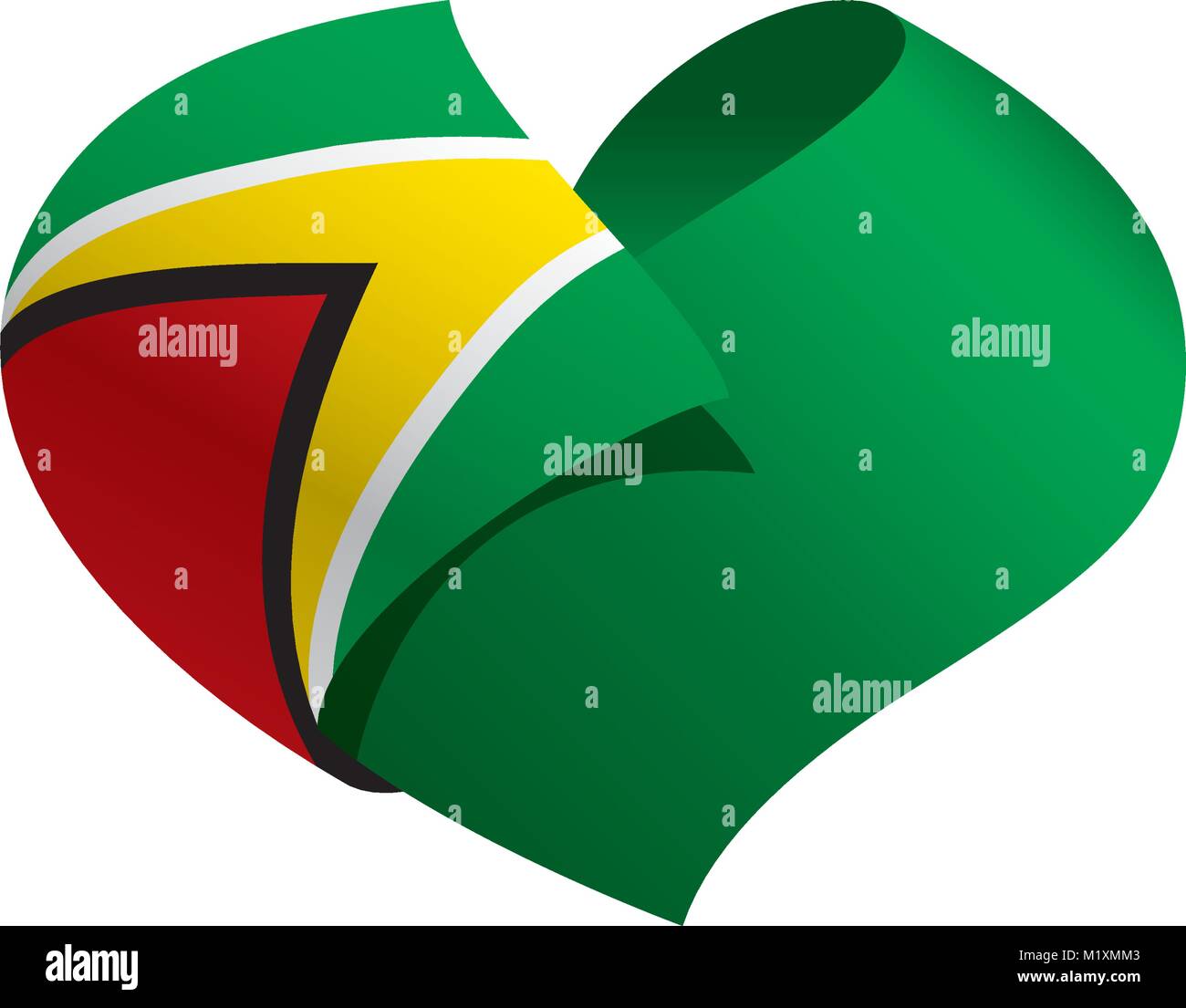 Guyana flag, vector illustration Stock Vector Image & Art - Alamy