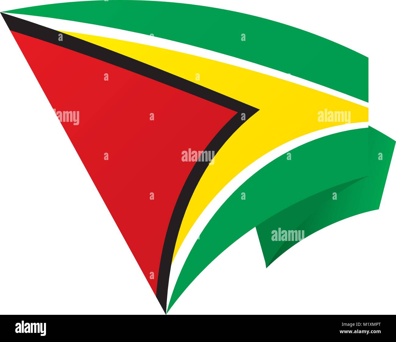 Guyana flag, vector illustration Stock Vector Image & Art - Alamy