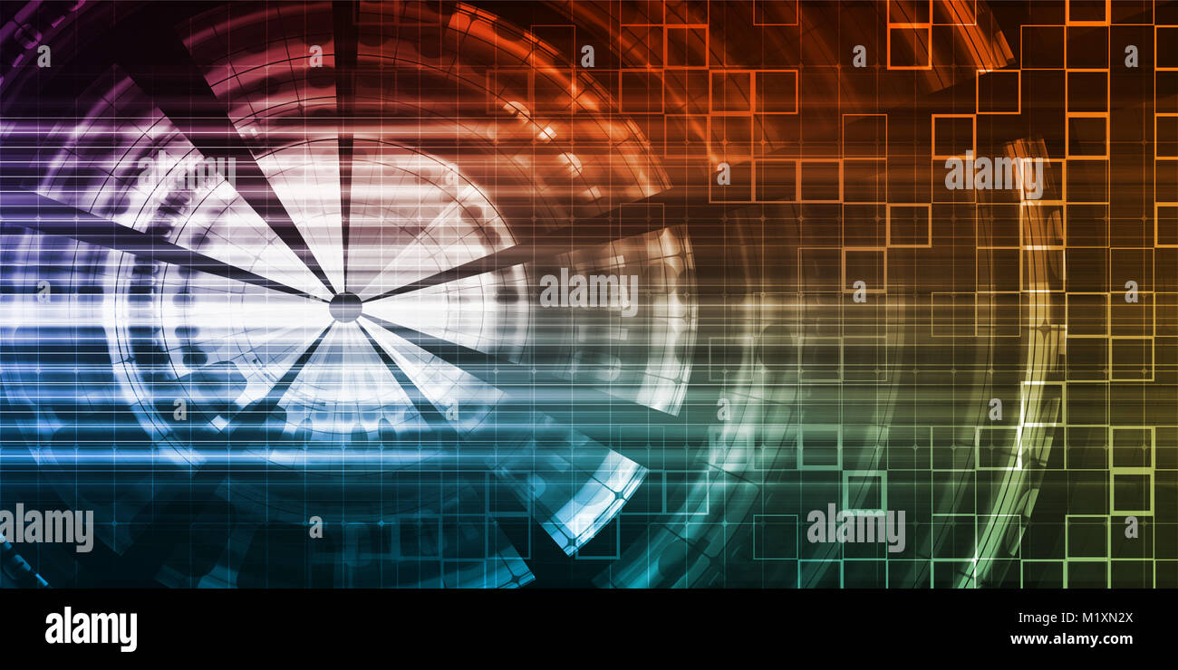 Network Monitoring of Internet Traffic Data as Art Stock Photo - Alamy