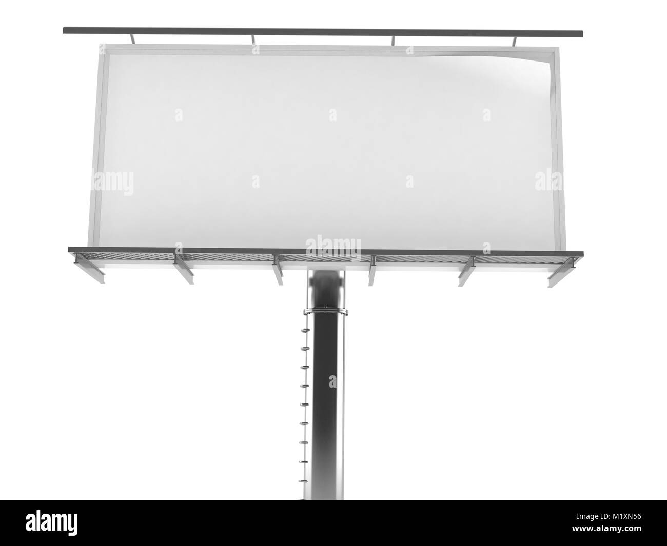 Billboard isolated on white background Stock Photo - Alamy
