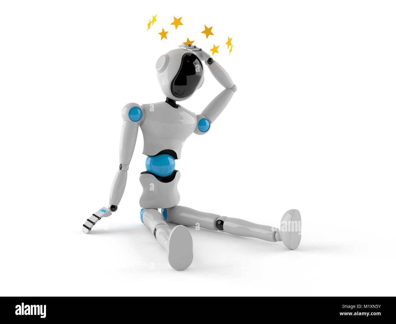 Android isolated on white background Stock Photo - Alamy