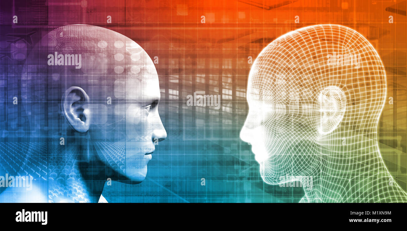 Human machine integration hi-res stock photography and images - Alamy