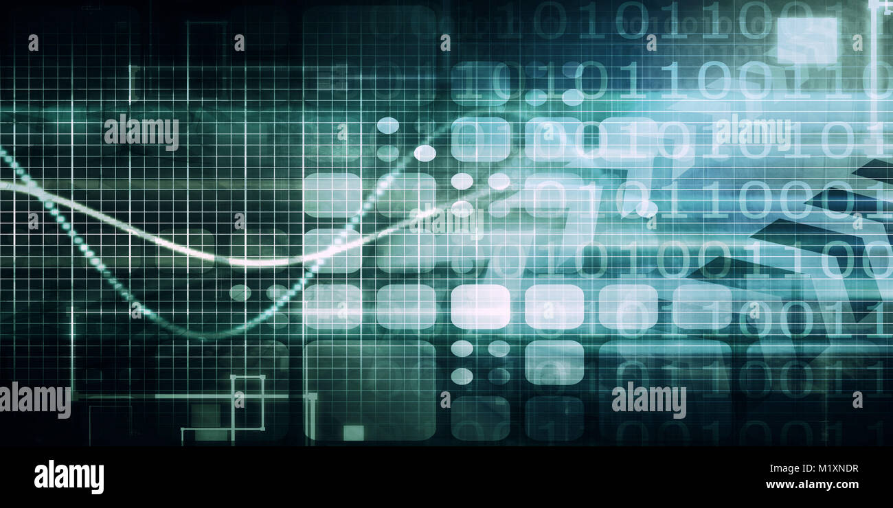 System Integration Network with Technology Background Concept Stock ...