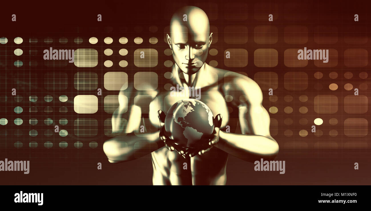 Web Technology and Design Science Network as Art Stock Photo - Alamy