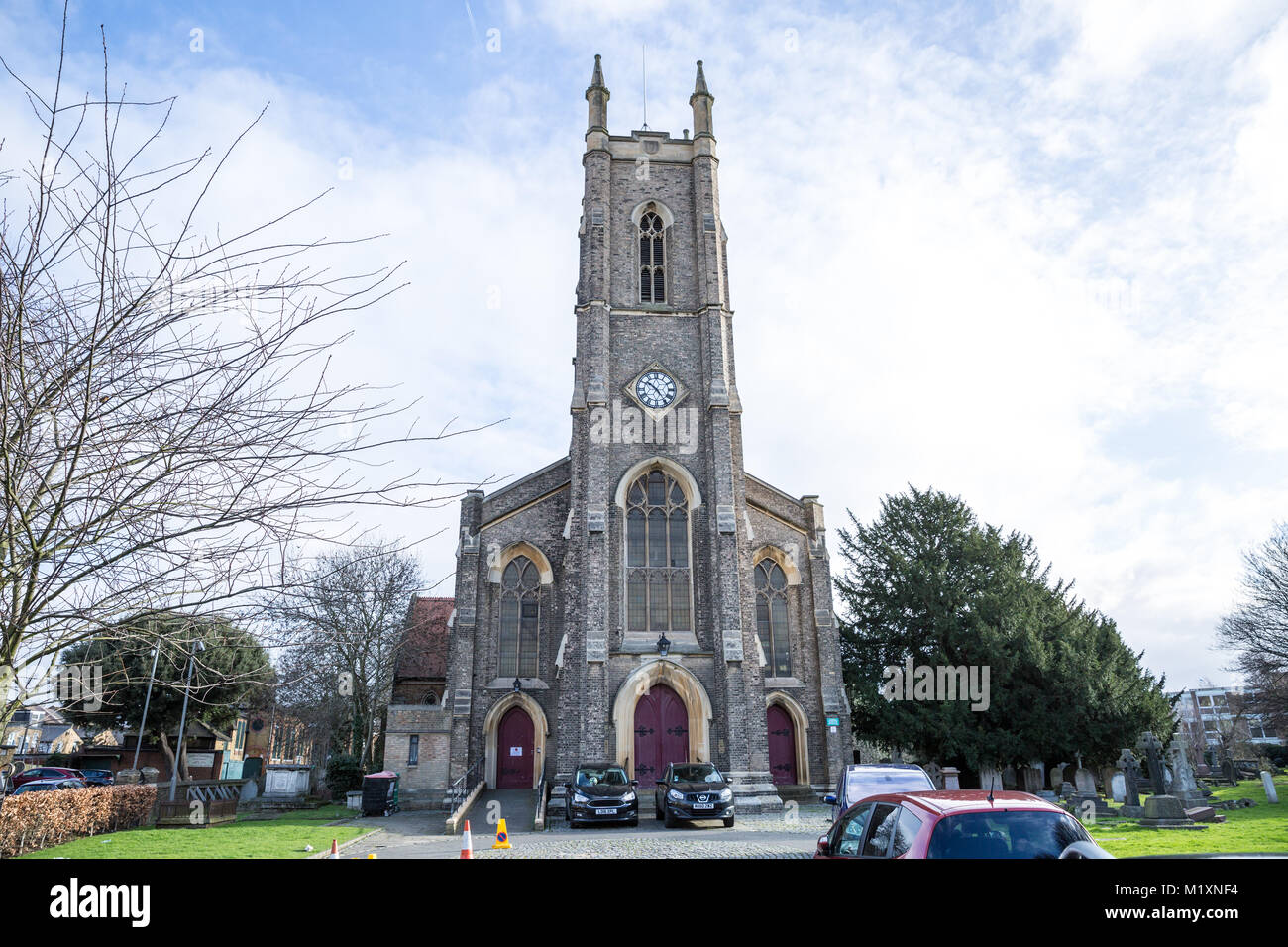 St Nicholas Church Church Road Tooting London Stock Photo - Alamy