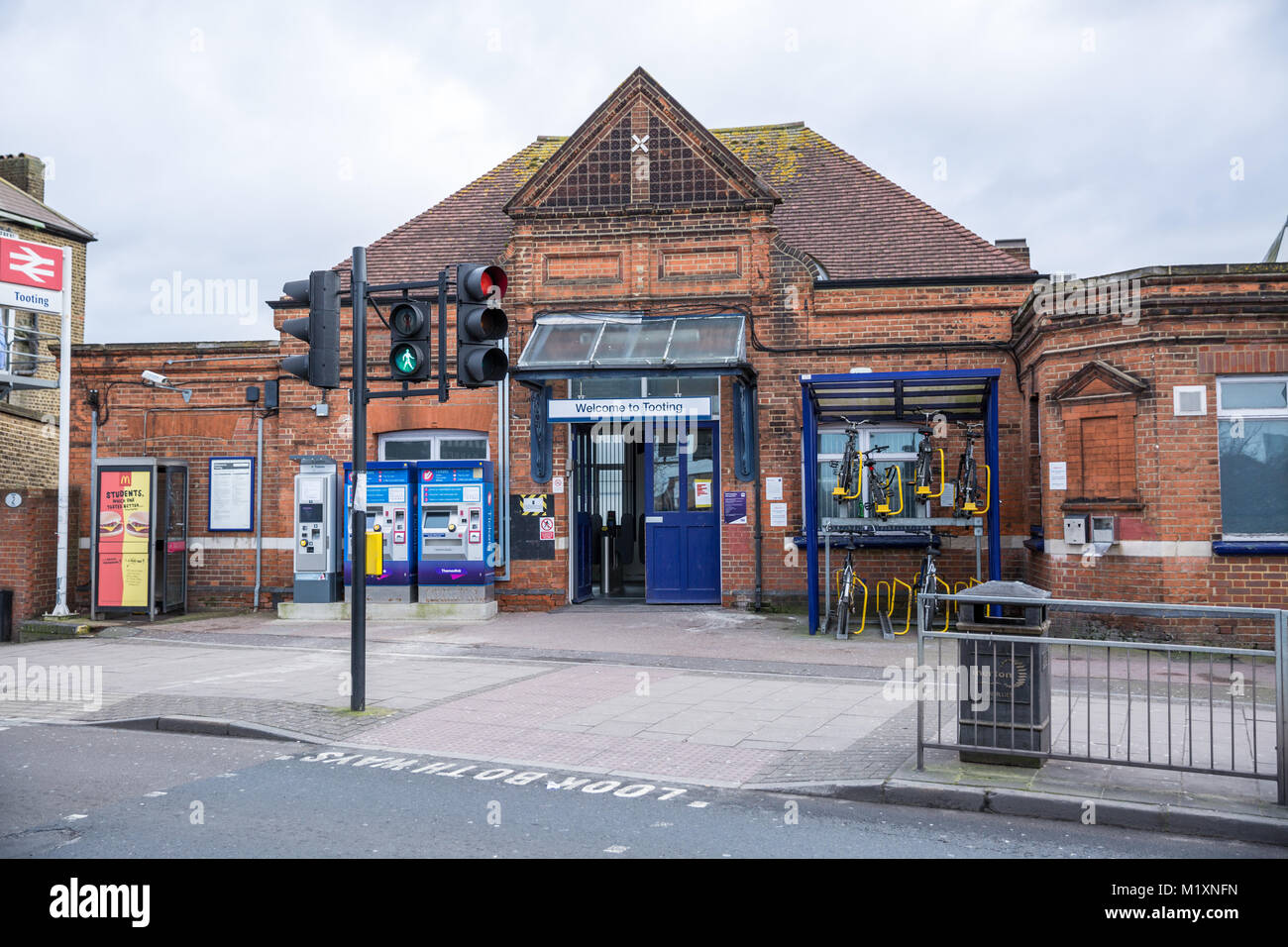 Tooting overground station London Stock Photo - Alamy