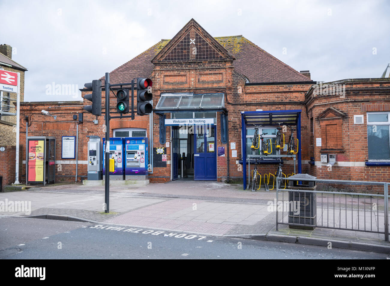 Tooting overground station London Stock Photo - Alamy
