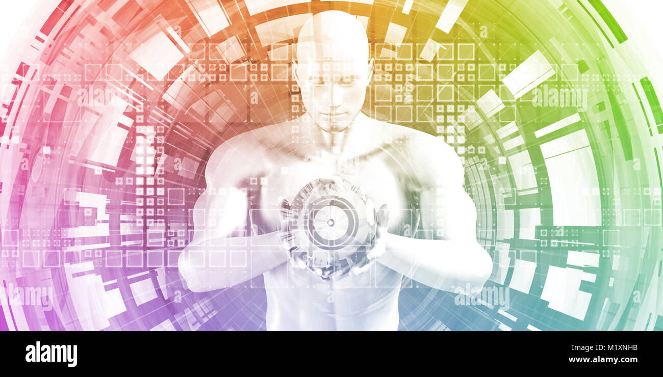 Research and Development of New Technology As Art Stock Photo - Alamy