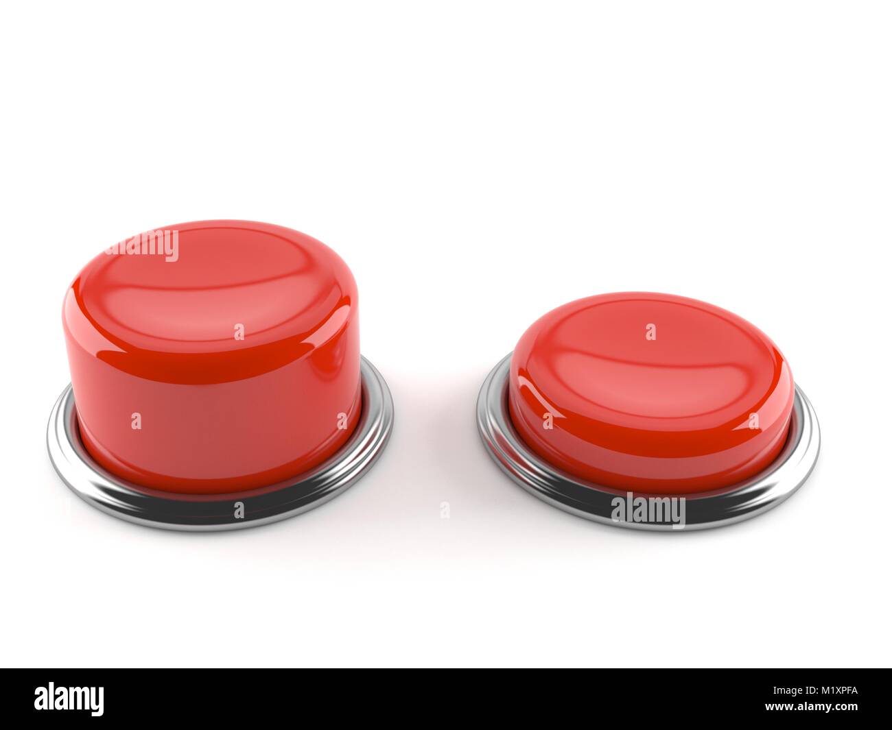Two push buttons hi-res stock photography and images - Alamy