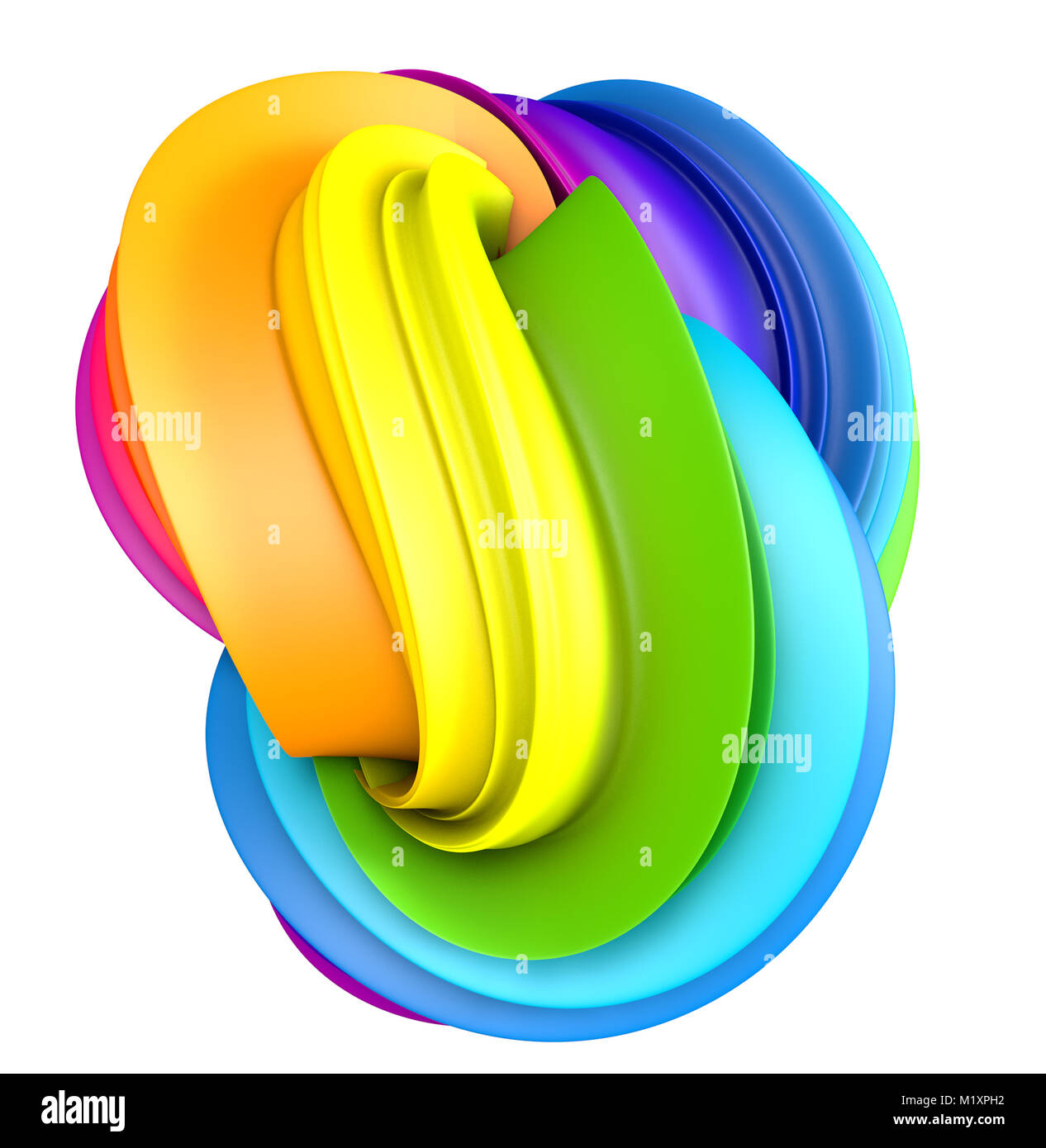 3d render. Abstract colorful background Stock Photo - Alamy
