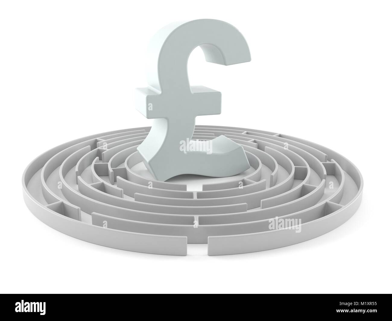 Pound money maze hi-res stock photography and images - Alamy